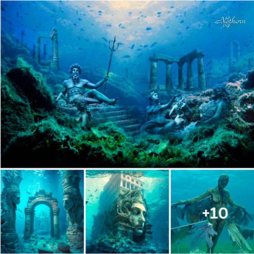 Look At! The legend of the lost city of Atlantis is an ancient and great mystery of the world ...