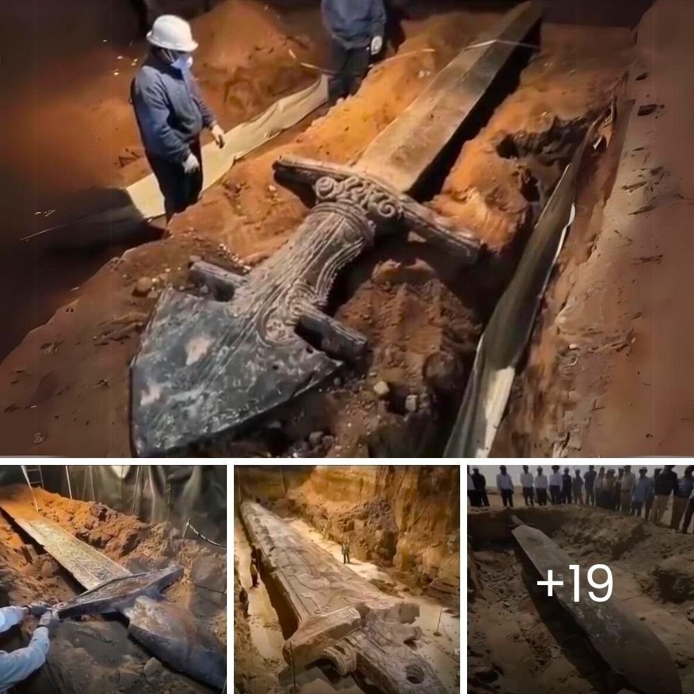 Breaking news! Archaeologists uncover surprisingly large swords from an ...