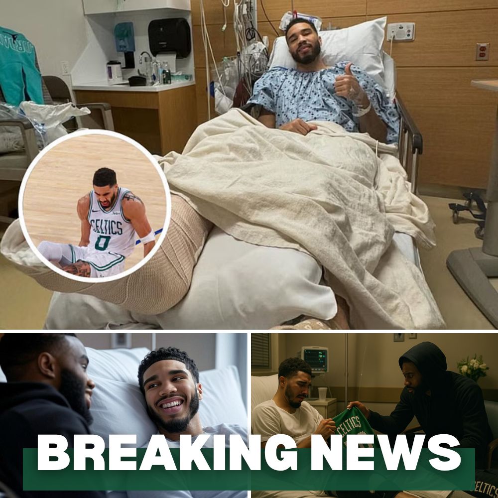 He Walked In Without a Word… and Made Tatum Cry 😢 Jaylen Brown SECRETLY Visited Jayson Tatum in ...
