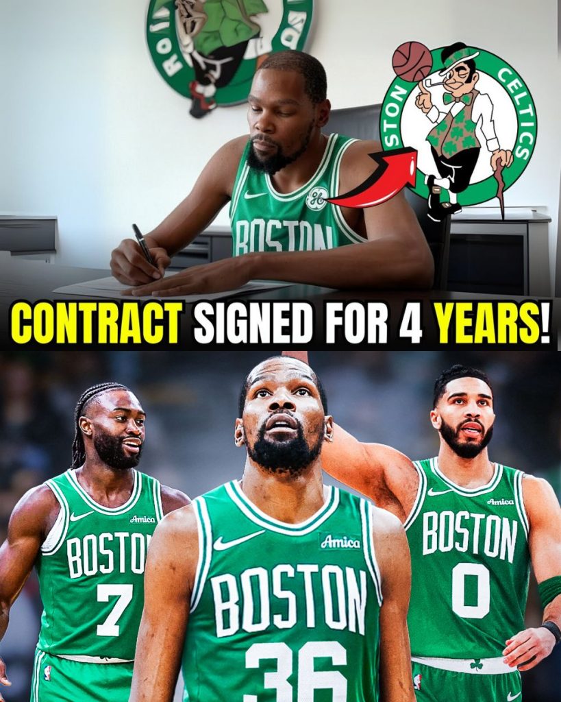 NBA SHOCKWAVE: Kevin Durant SIGNS 4-Year Deal With Boston Celtics ...