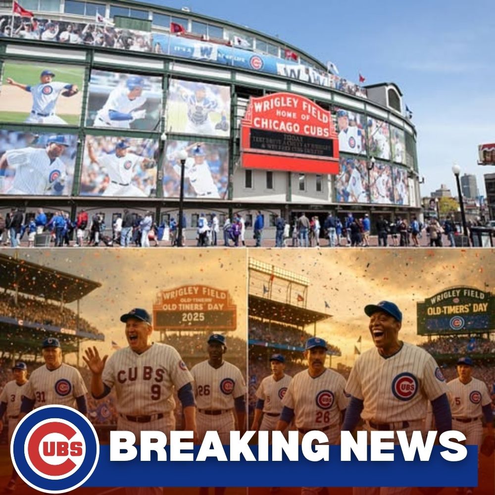 THIS DAY JUST TURNED LEGENDARY!!! The Chicago Cubs’ 2025 Old-Timers ...