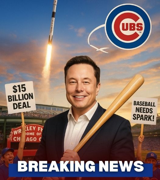 BREAKING: Elon Musk emerges as the frontrunner to buy the Chicago Cubs ...
