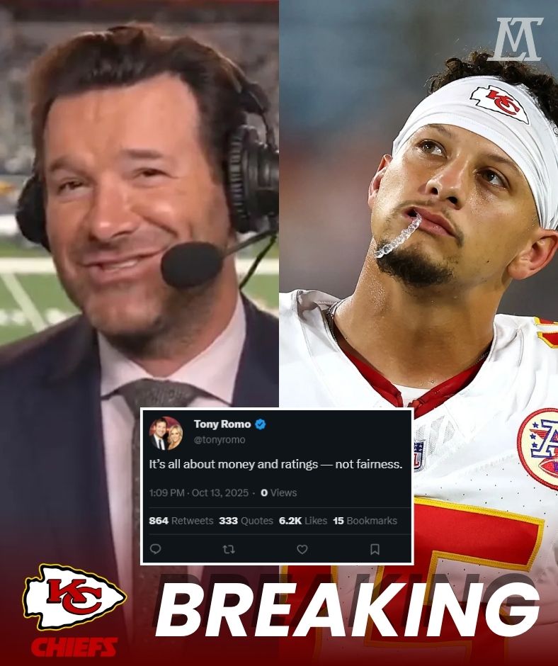 NFL RIGGED? Tony Romo EXPOSES Charts Proving Chiefs Have Been PROTECTED ...