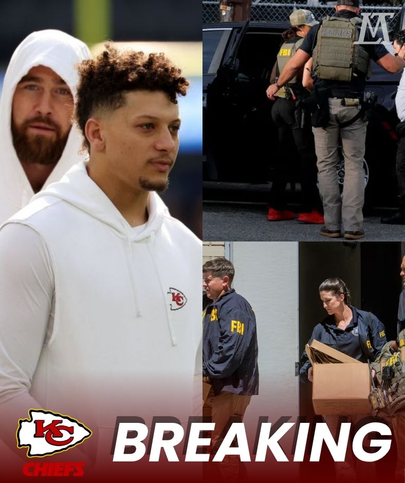 EMERGENCY SEARCH at the home of NFL star Patrick Mahomes, known for his ...