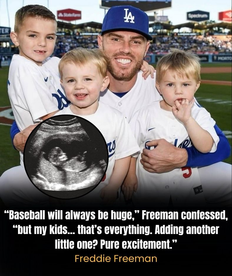 FREDDIE FREEMAN DROPS BOMBSHELL: “Baby #4 is Coming — Diapers Over ...
