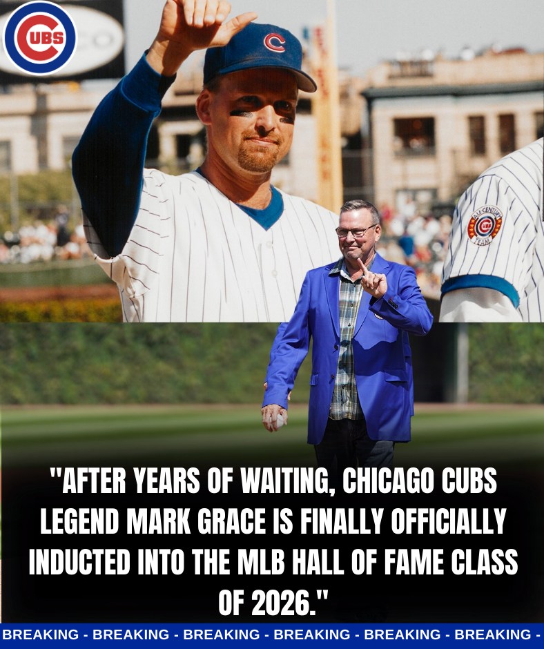 GOOD NEWS: Chicago Cubs legend Mark Grace is officially entering the ...