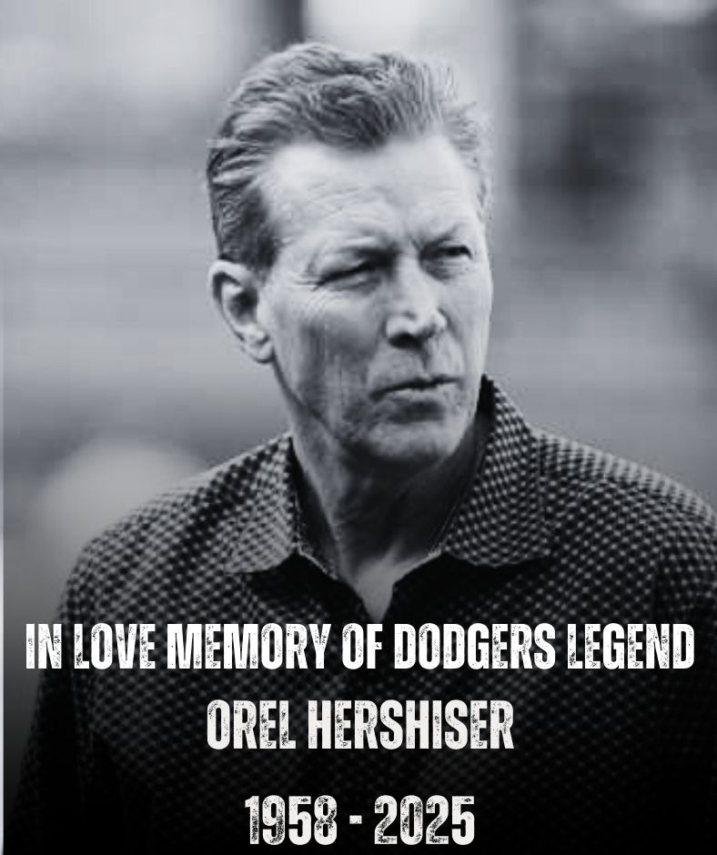 SAD NEWS: Dodgers Legend Orel Hershiser, after a trip to support the ...